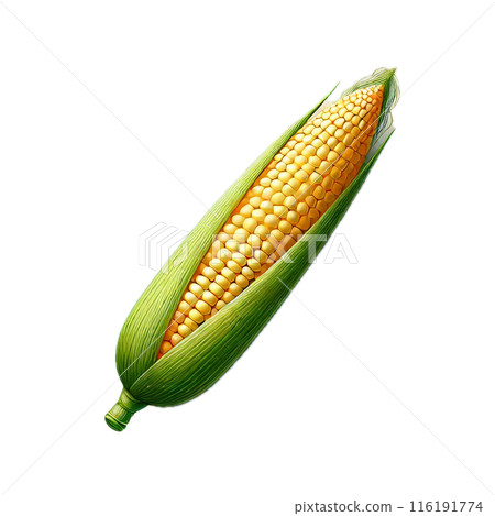 Corn without background - Stock Illustration [116191774] - PIXTA