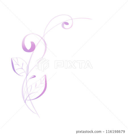 Design element curl in doodle style, romance... - Stock Illustration ...