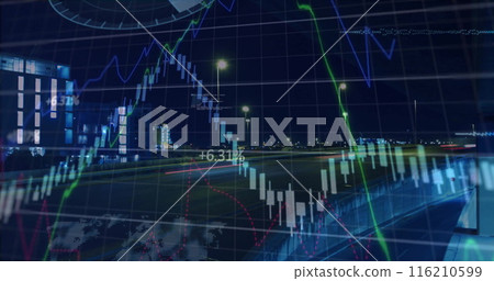 Image of graphs, soundwaves, computer language... - Stock Illustration [116210599] - PIXTA