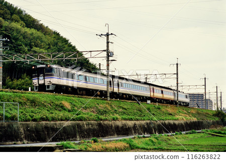 2006: Kiha 181 series express train Hamakaze... - Stock Photo ...
