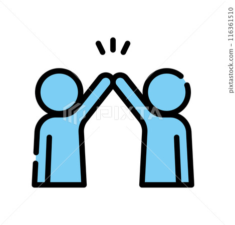 High five icon - Stock Illustration [116361510] - PIXTA