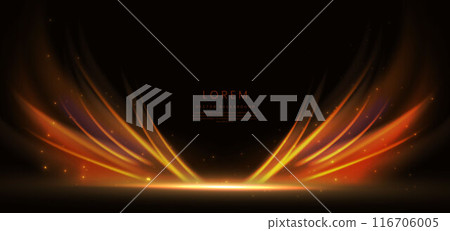 Fire sparks motion effect with lighting effect... - Stock Illustration ...