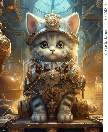 Android cat - Stock Illustration [116855060] - PIXTA