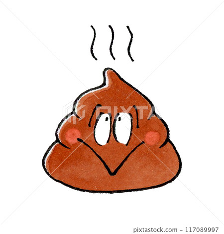 Smelly poop character - Stock Illustration [117089997] - PIXTA