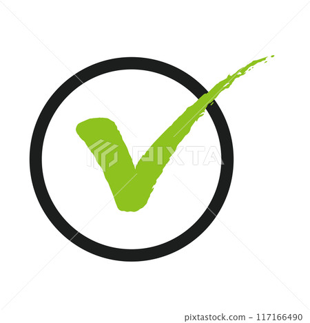 check mark - Stock Illustration [117166490] - PIXTA