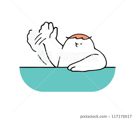 Human waving - Stock Illustration [117178017] - PIXTA