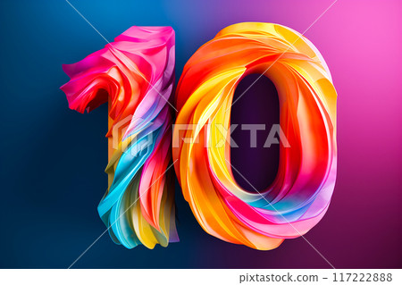 10, ten, digit - Stock Illustration [117222888] - PIXTA