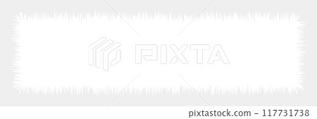 Pale grey spiky frame 3:1 - Stock Illustration [117731738] - PIXTA