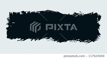 Rectangle shape with rough torn edges. Grunge... - Stock Illustration [117824040] - PIXTA