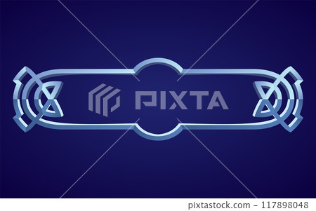 Frame medieval game ui. Empty rectangle frame... - Stock Illustration [117898048] - PIXTA