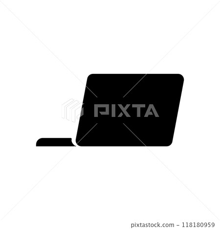 Simple laptop illustration - Stock Illustration [118180959] - PIXTA
