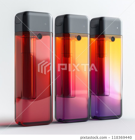 several modern disposable vapes, square shape,... - Stock Illustration ...