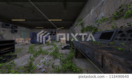 ruined room - Stock Illustration [118490640] - PIXTA