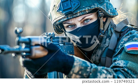 Russian Military Girl Wallpaper A Female Russian Soldier Apart Of The
