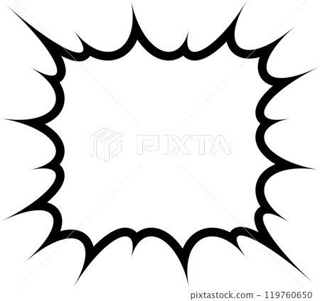 American comic style spikes, surprised comic... - Stock Illustration ...