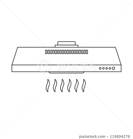 Kitchen smoke exhauster icon - Stock Illustration [119804278] - PIXTA