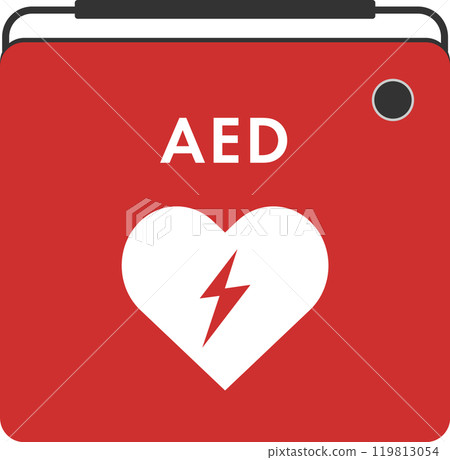 AED equipment simple color icon - Stock Illustration [119813054] - PIXTA