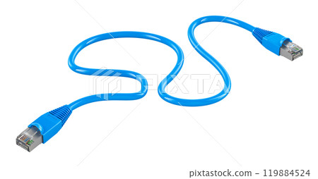 Lan cable, 3D rendering - Stock Illustration [119884524] - PIXTA