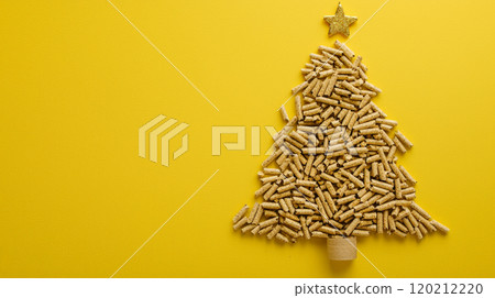 This creative image showcases a Christmas tree... - Stock Illustration ...