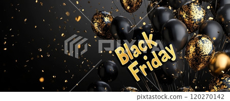 Black Friday - text on festive background... - Stock Illustration ...