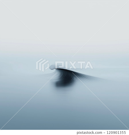 Abstract calm minimalistic background. Sea wave... - Stock Illustration ...