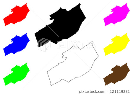 Craig County, Commonwealth of Virginia (U.S.... - Stock Illustration ...