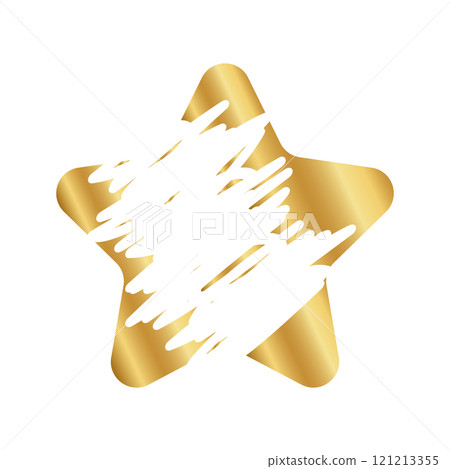 Gold scratch card surfaces in star shape with... - Stock Illustration ...