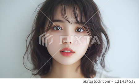Beautiful woman with feminine image - Stock Illustration [121414532 ...