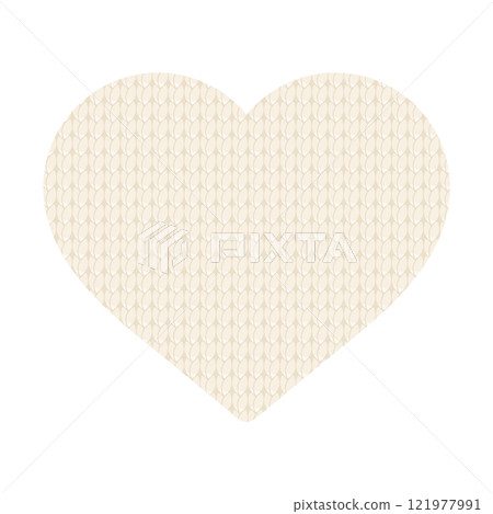 White/beige heart-shaped yarn pattern - Winter... - Stock Illustration ...