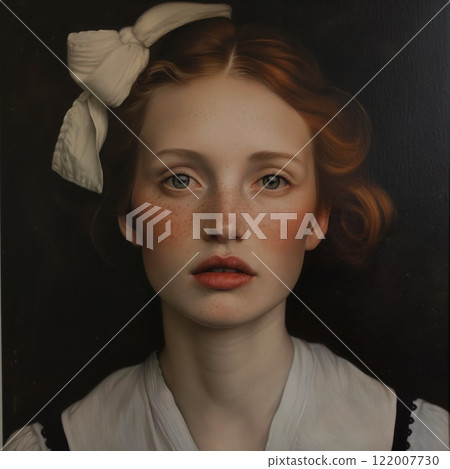 moody closeup of a fractured grayscale female... - Stock Illustration ...