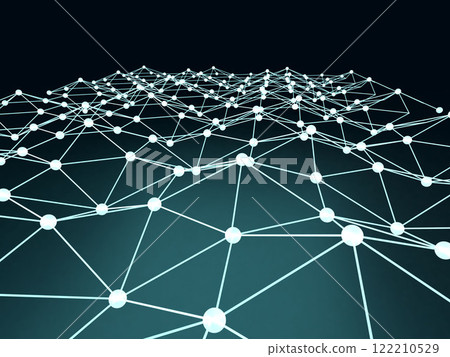 3D illustration of a regular network - Stock Illustration [122210529 ...