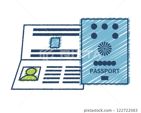 Handwritten style passport illustration - Stock Illustration [122722083 ...