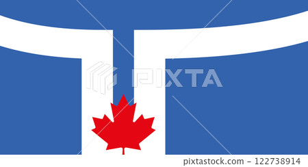 Official flag of Toronto. City of Canada.... - Stock Illustration ...
