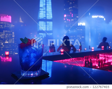 Cocktails are popular drinks at parties and... - Stock Illustration ...
