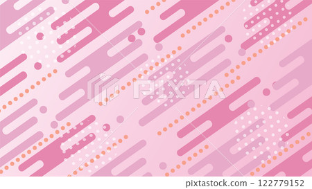 Geometric background Memphis (pink) - Stock Illustration [122779152 ...