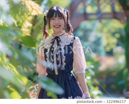 Cosplay fashion image - Stock Illustration [122996217] - PIXTA