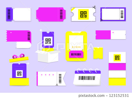 Collection of various shopping event coupons - Stock Illustration ...
