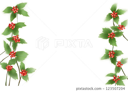 Card 1 of Senryo fruit and leaves - Stock Illustration [123507204] - PIXTA