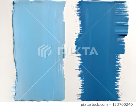 Light blue and dark blue paint brushstrokes... - Stock Illustration ...