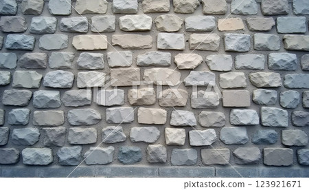 Smooth texture of a gray cobblestone wall or... - Stock Illustration ...