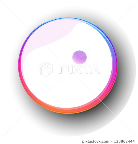 Colorful Gradient Sphere Illustration - Stock Illustration [123962444 ...