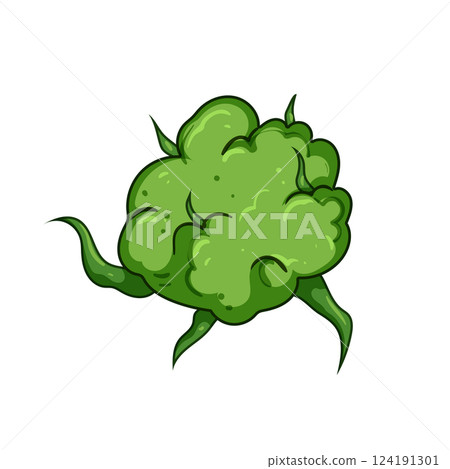 indica weed bud cartoon vector illustration - Stock Illustration ...
