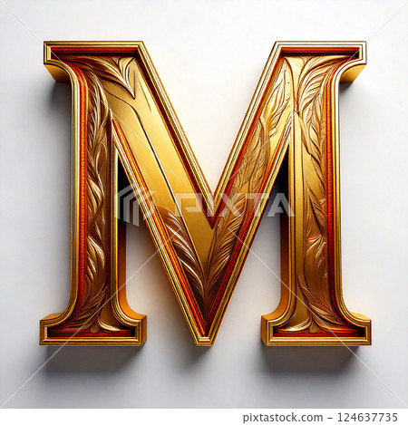 M Alphabet Generator AI Icon - Stock Illustration [124637735] - PIXTA