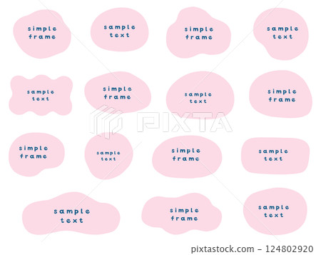 Vector illustration set of loose frames.... - Stock Illustration ...