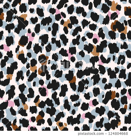 Y2k leopard seamless background. Psychedelic... - Stock Illustration ...