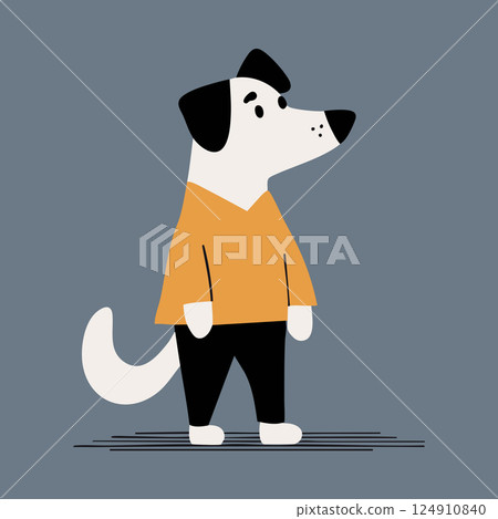 Spacey dog - Stock Illustration [124910840] - PIXTA