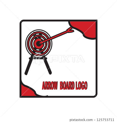 ARROW BOARD ILLUSTRATION ICON - Stock Illustration [125753711] - PIXTA