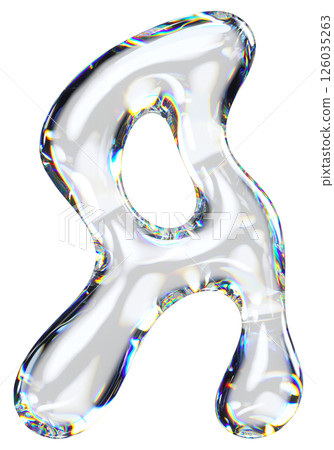 3d Transparent Liquid Letter A - Stock Illustration [126035263] - PIXTA
