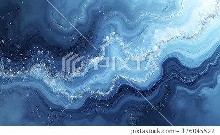 Oceanic Marble Flow background HD - Stock Illustration [126045522] - PIXTA