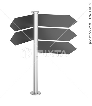 Blank direction signs - Stock Illustration [126114818] - PIXTA